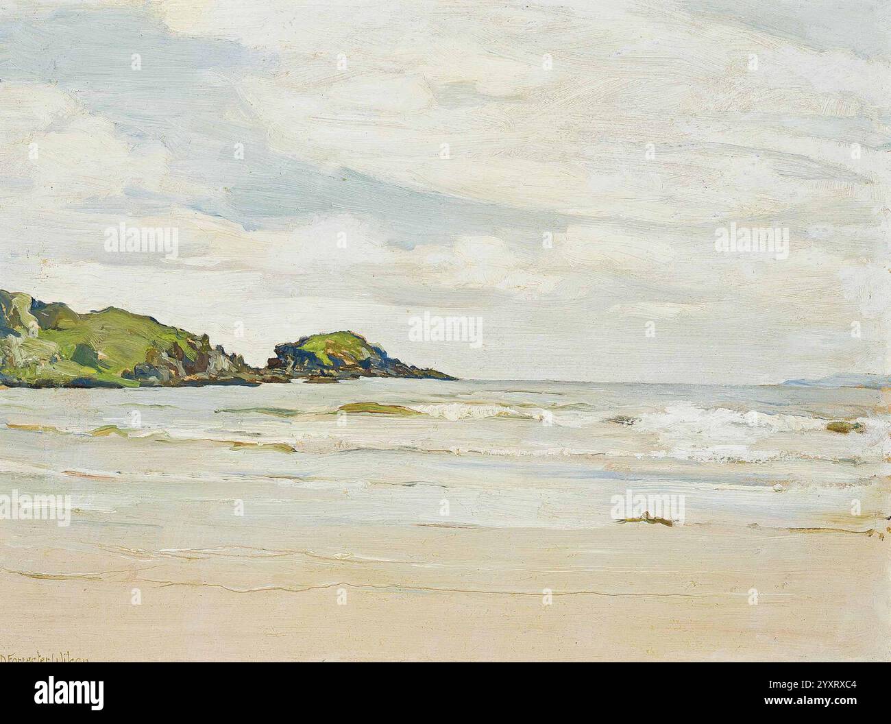 David forrester wilson rsa islay beach inner hebrides scotland Stock ...