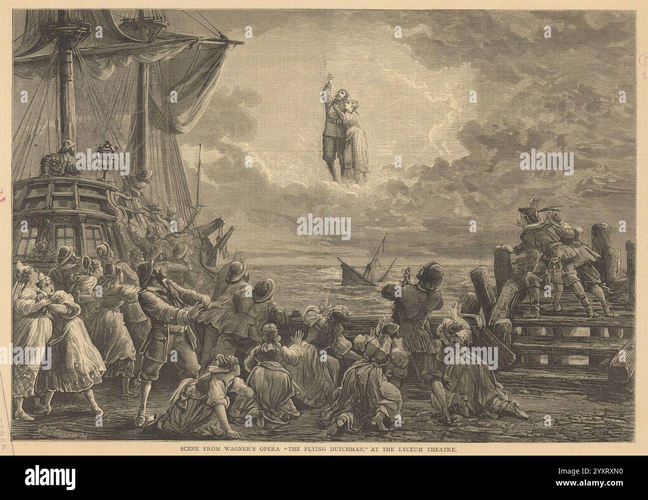 David Henry Friston - Scene from Wagner's opera ''The Flying Dutchman ...