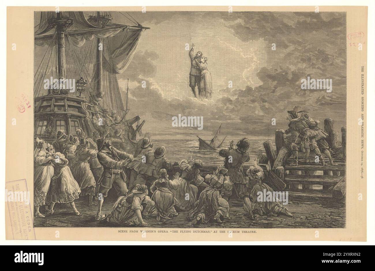 David Henry Friston - Scene from Wagner's opera ''The Flying Dutchman ...
