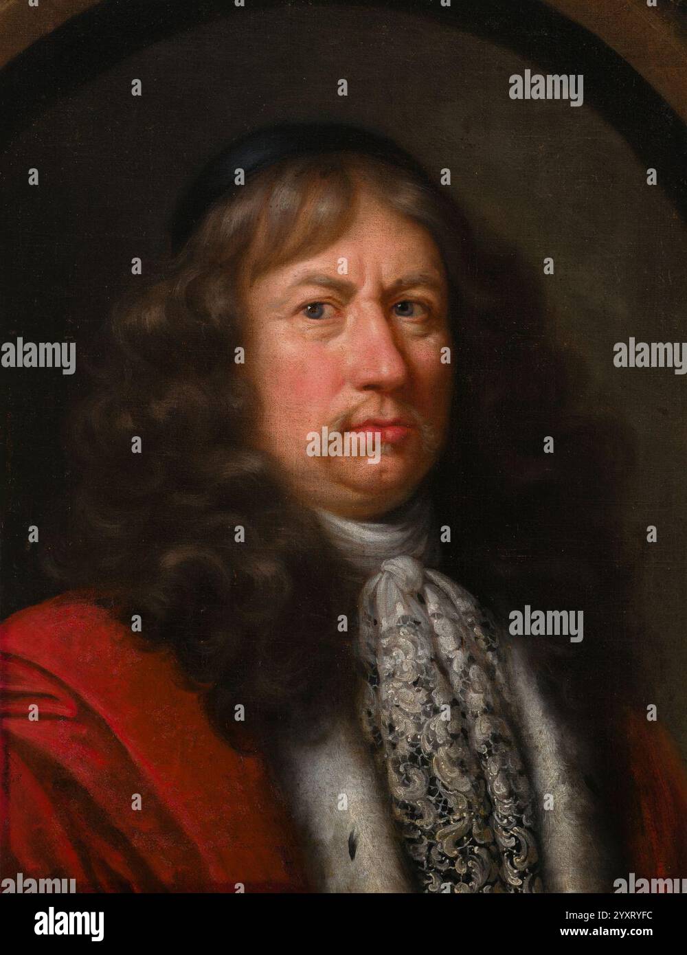 David Klöcker Ehrenstrahl - Portrait of Count Bengt Oxenstjerna Stock ...