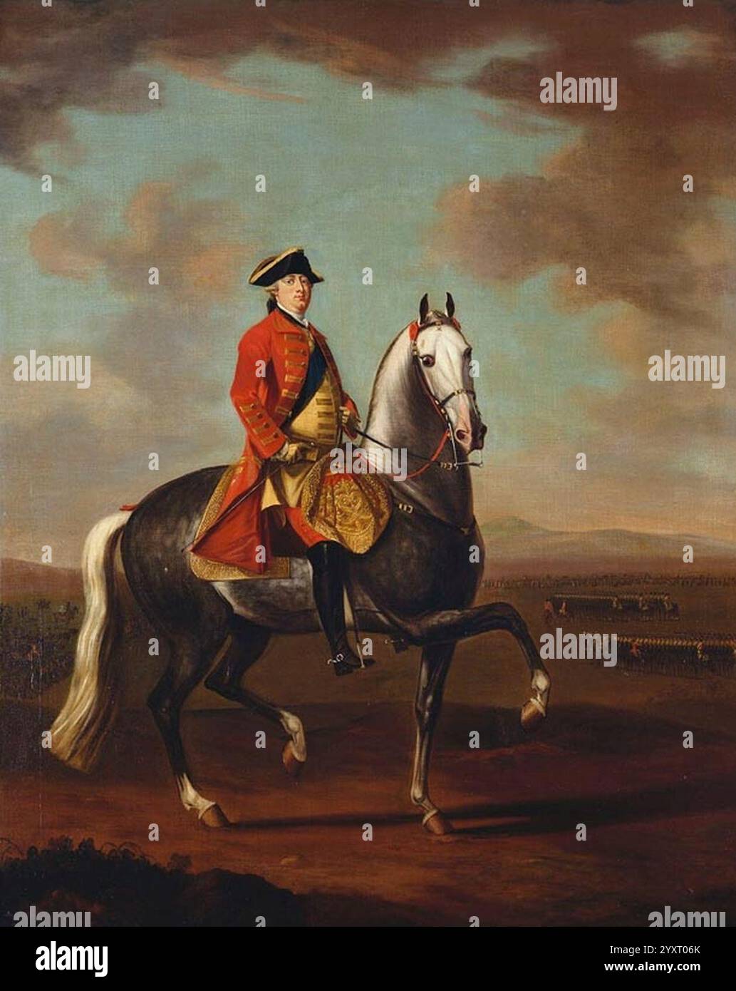 David Morier (1705^-70) - George III (1738-1820 Stock Photo - Alamy