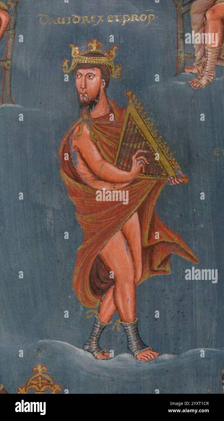 David Rex et Prop (David, King and Prophet), Charles the Bald Bible ...