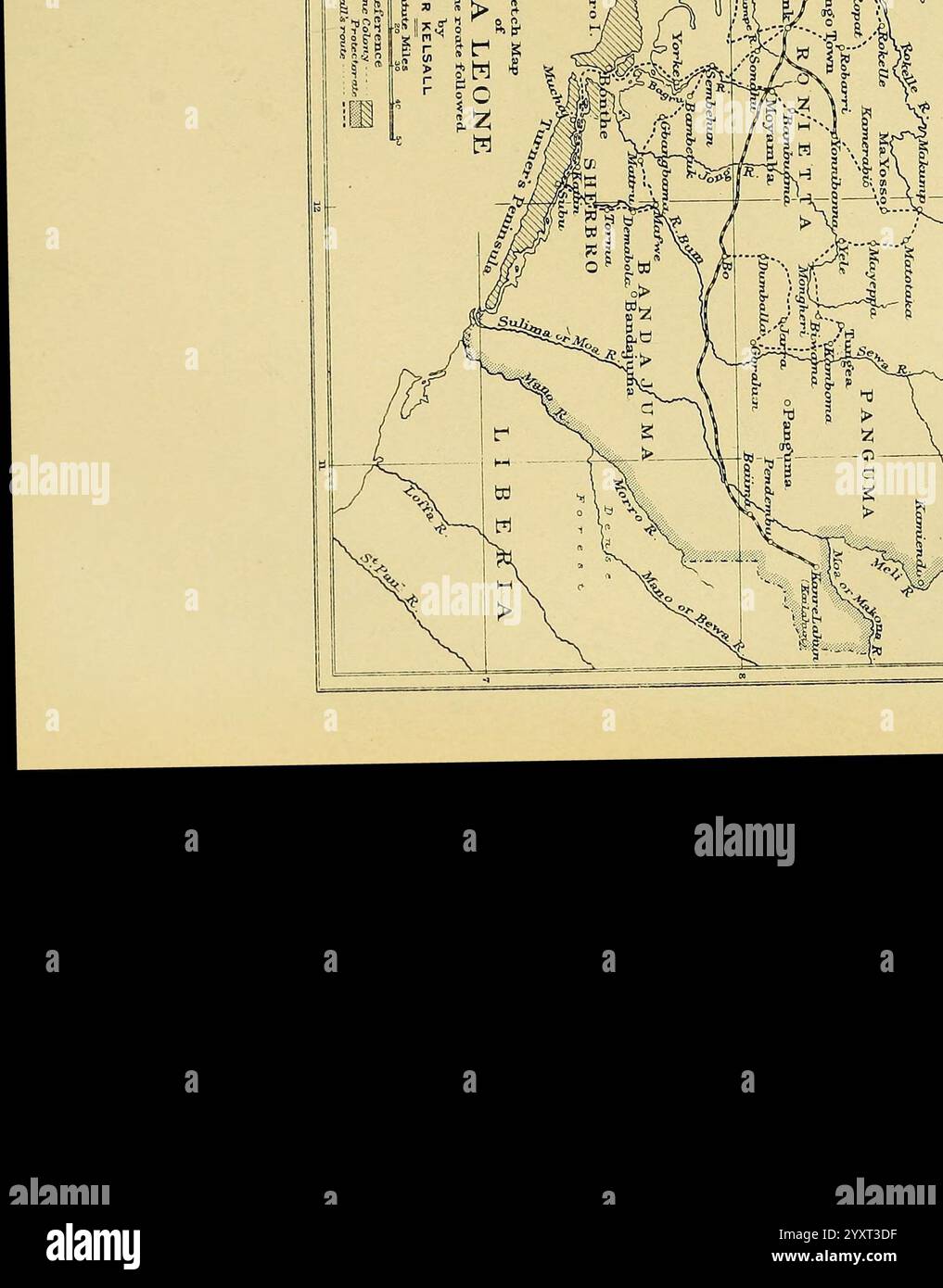 Map highlights various locations hi-res stock photography and images ...