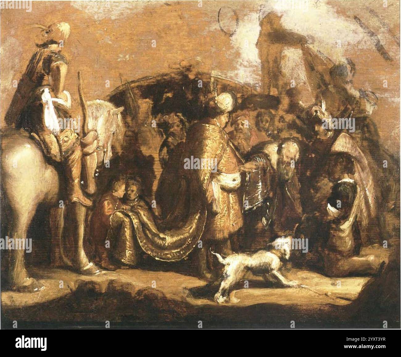 David with the Head of Goliath before Saul, after Rembrandt, after 1639 ...