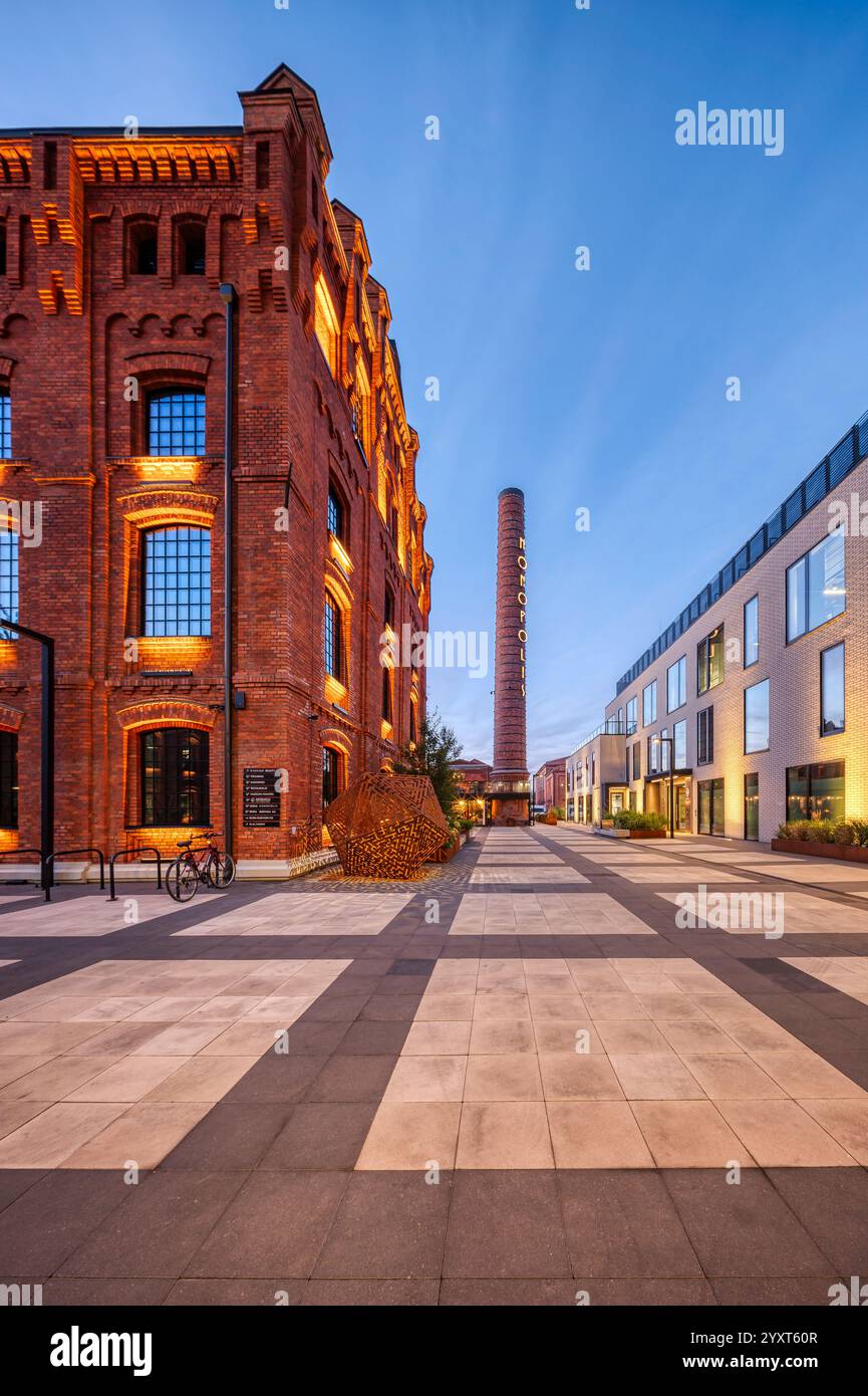 Monopolis- an office, entertainment and cultural center. Lodz, Poland ...