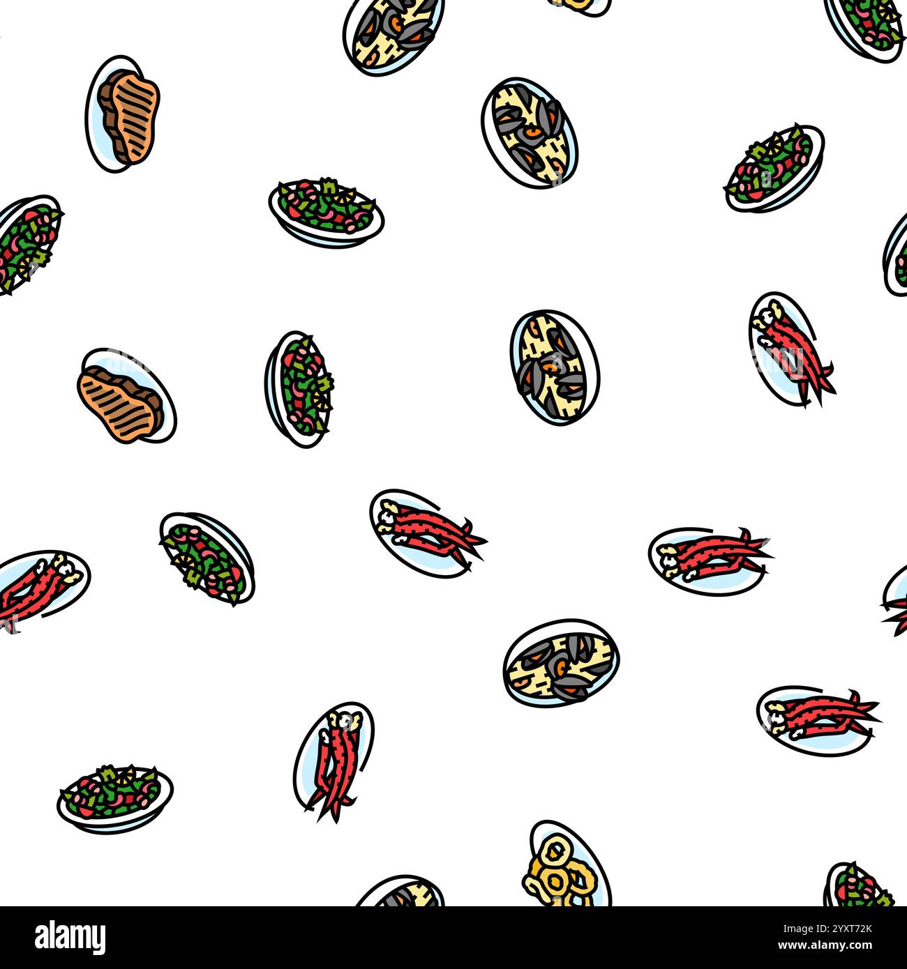 Seafood market greece Stock Vector Images - Alamy