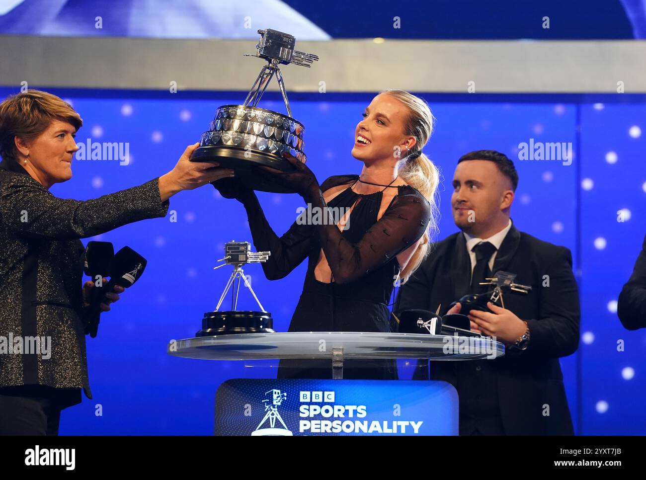 Keely Hodgkinson receives the award for BBC Sports Personality of the ...