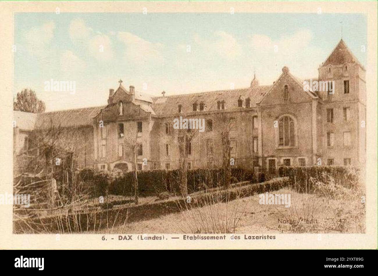 Dax (Landes) - Grand séminaire Lazariste Notre-Dame du Pouy 12 Stock ...