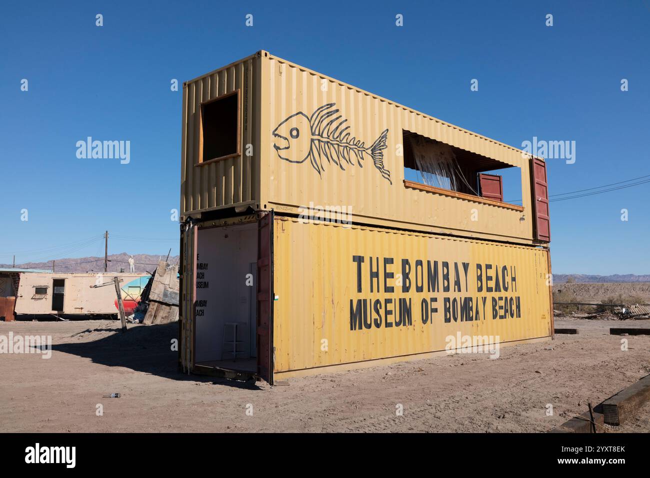 The Museum of Bombay Beach that was created as an installation art ...