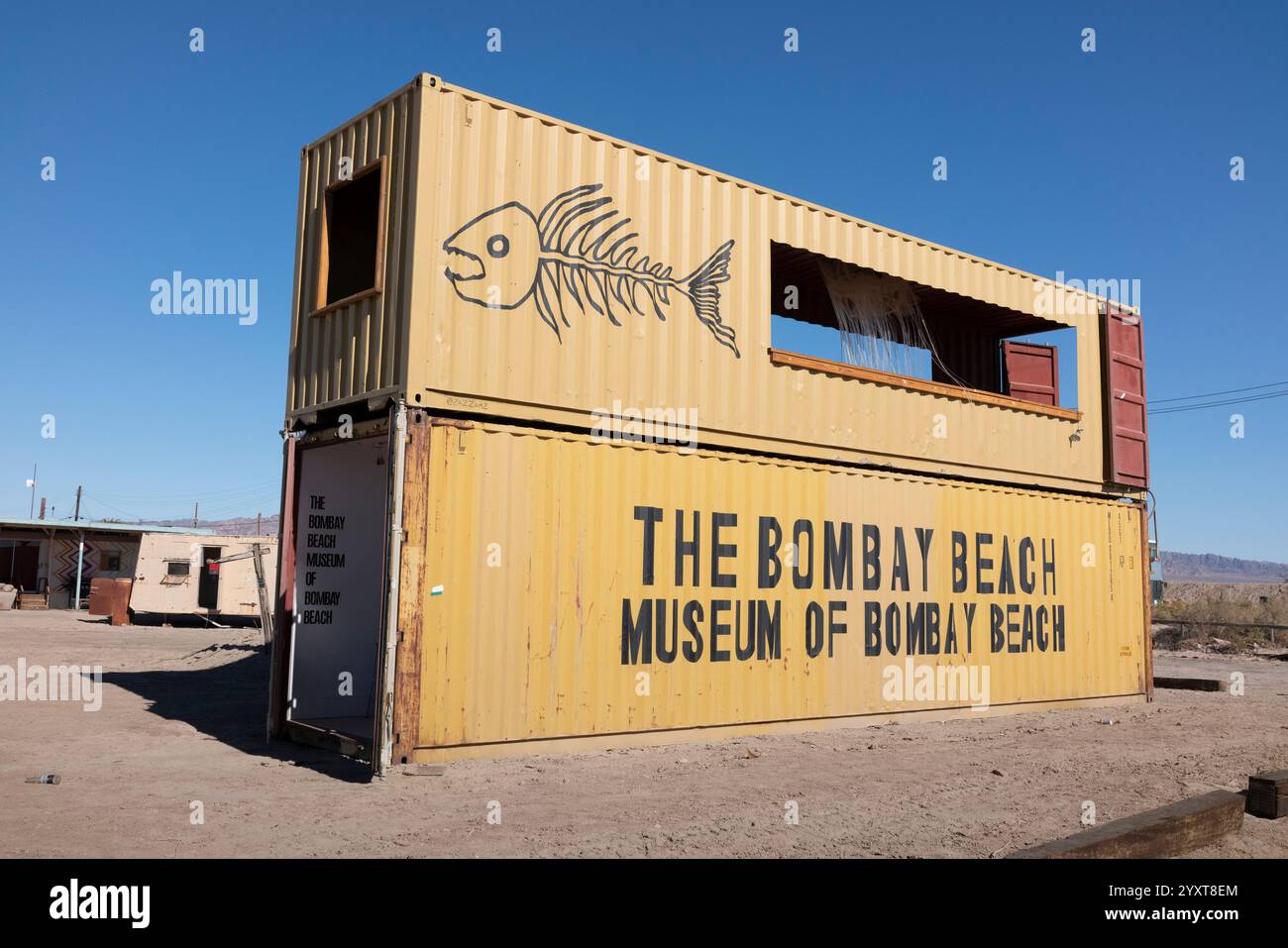 The Museum of Bombay Beach that was created as an installation art ...