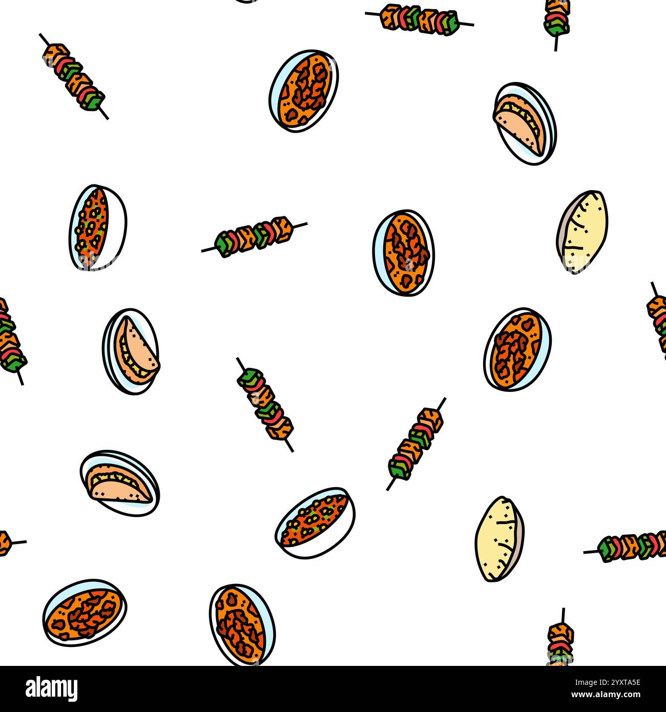 Indian biryani rice chicken curry Stock Vector Images - Alamy