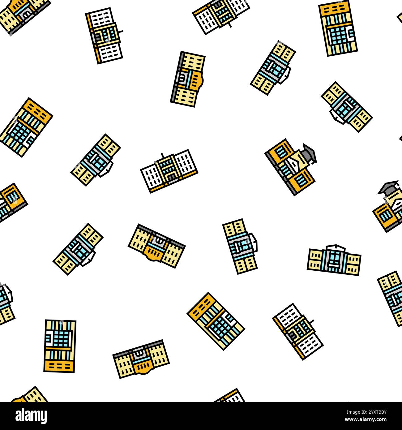 Kindergarten building exterior Cut Out Stock Images & Pictures - Alamy