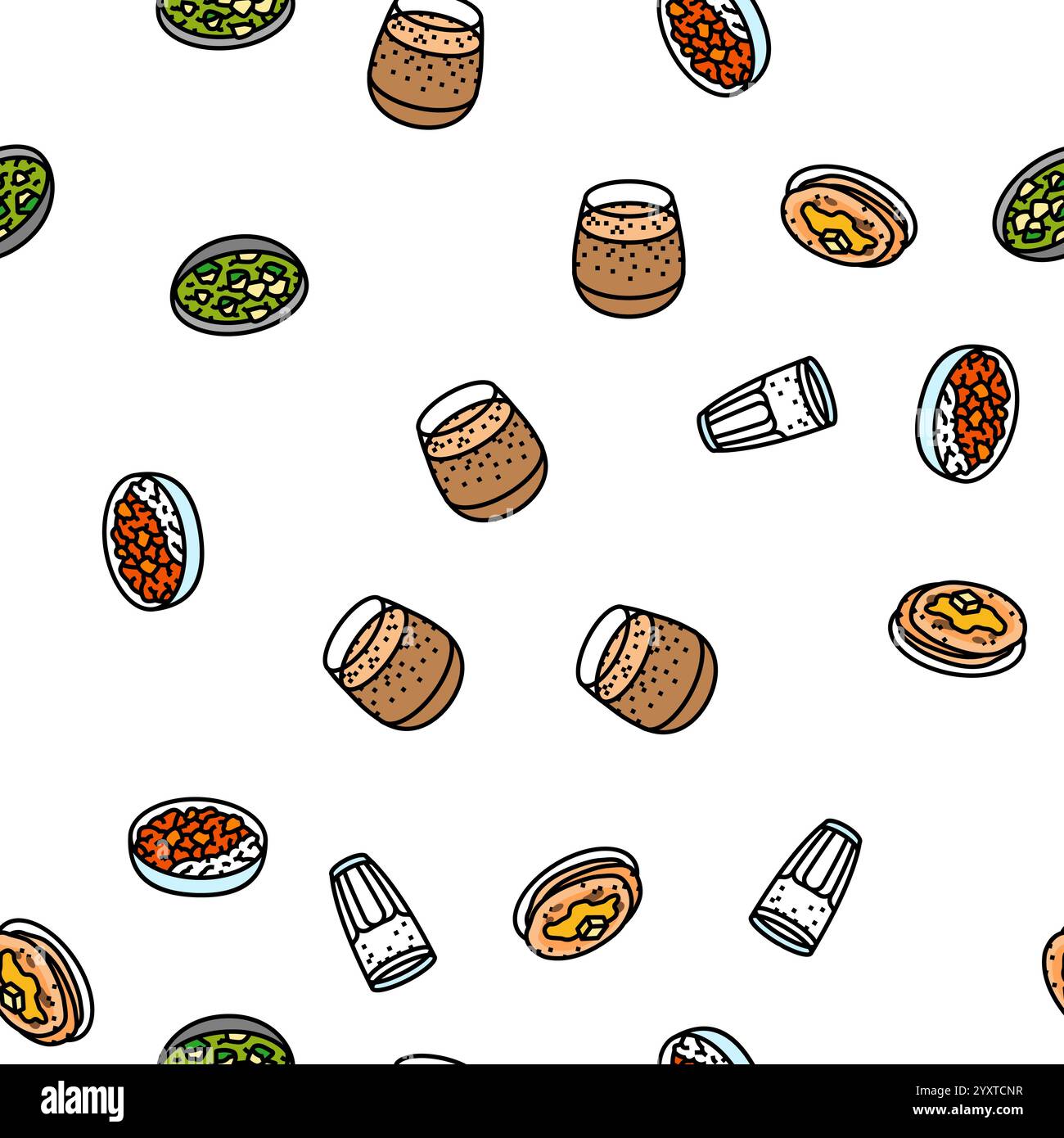 Indian biryani rice chicken curry Stock Vector Images - Alamy