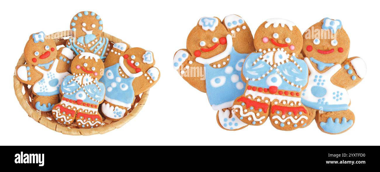 Girl christmas set merry Cut Out Stock Images & Pictures - Alamy