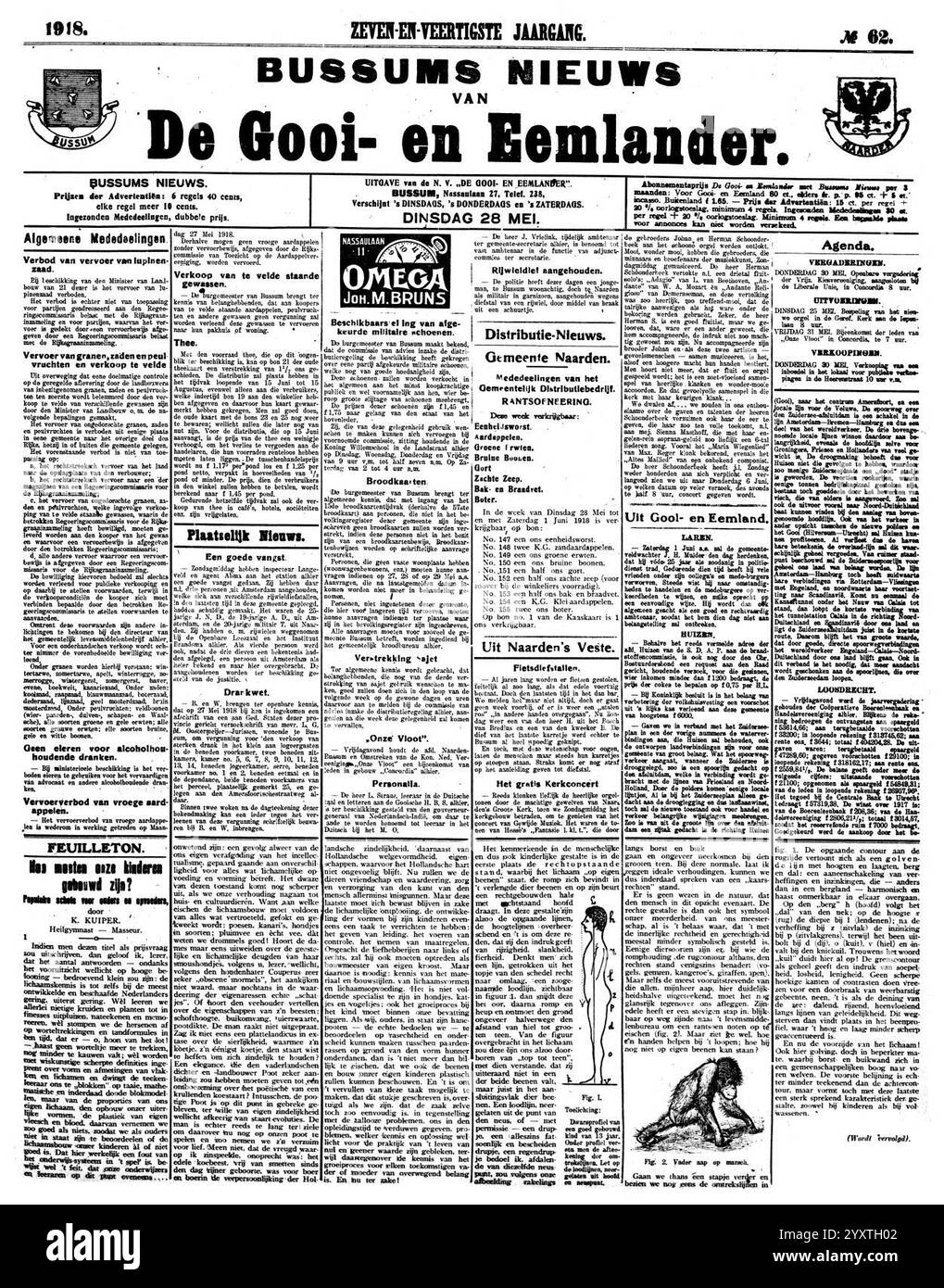 De Gooi- en Eemlander vol 047 no 062 p 1 Stock Photo - Alamy