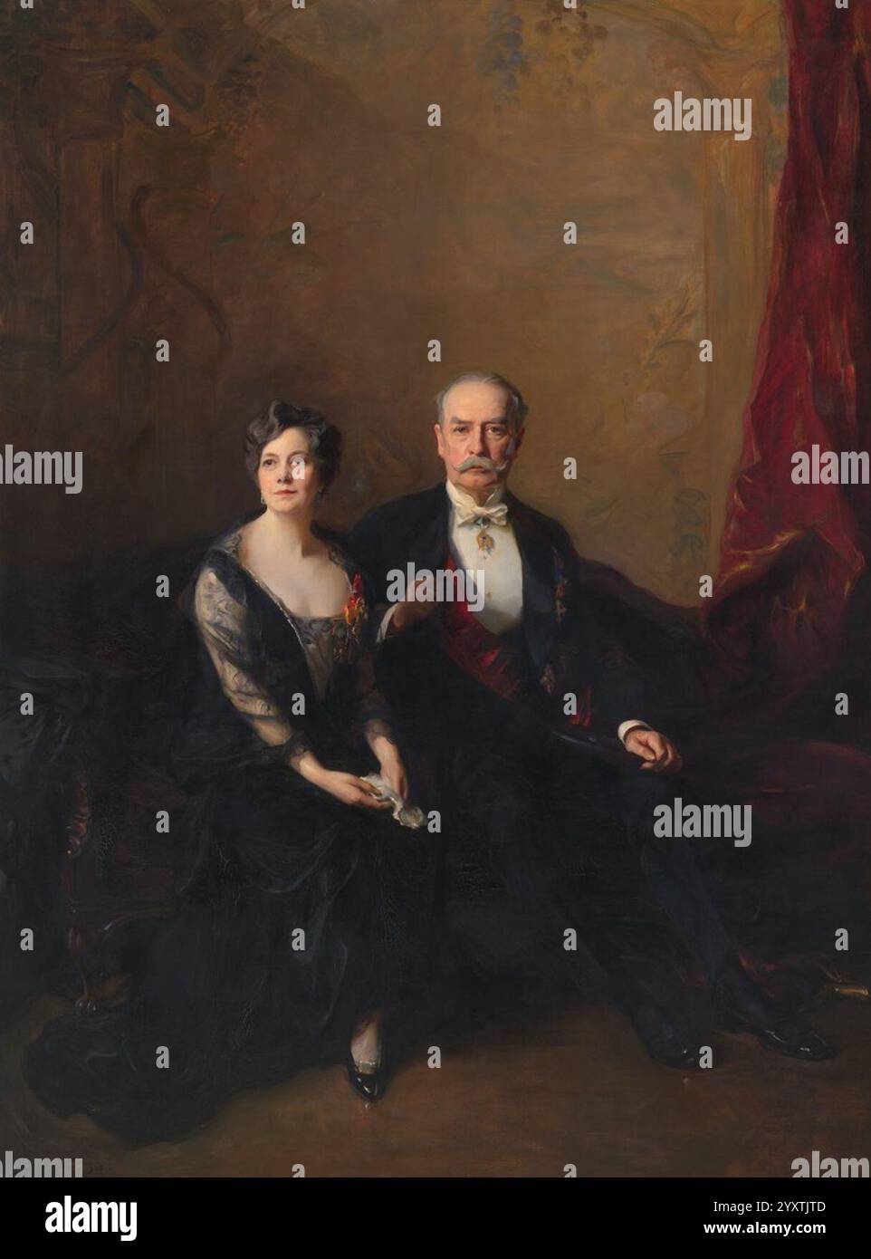 De László, Philip A. (1869-1937) - Portrait of Ambassador and Mrs. Larz ...