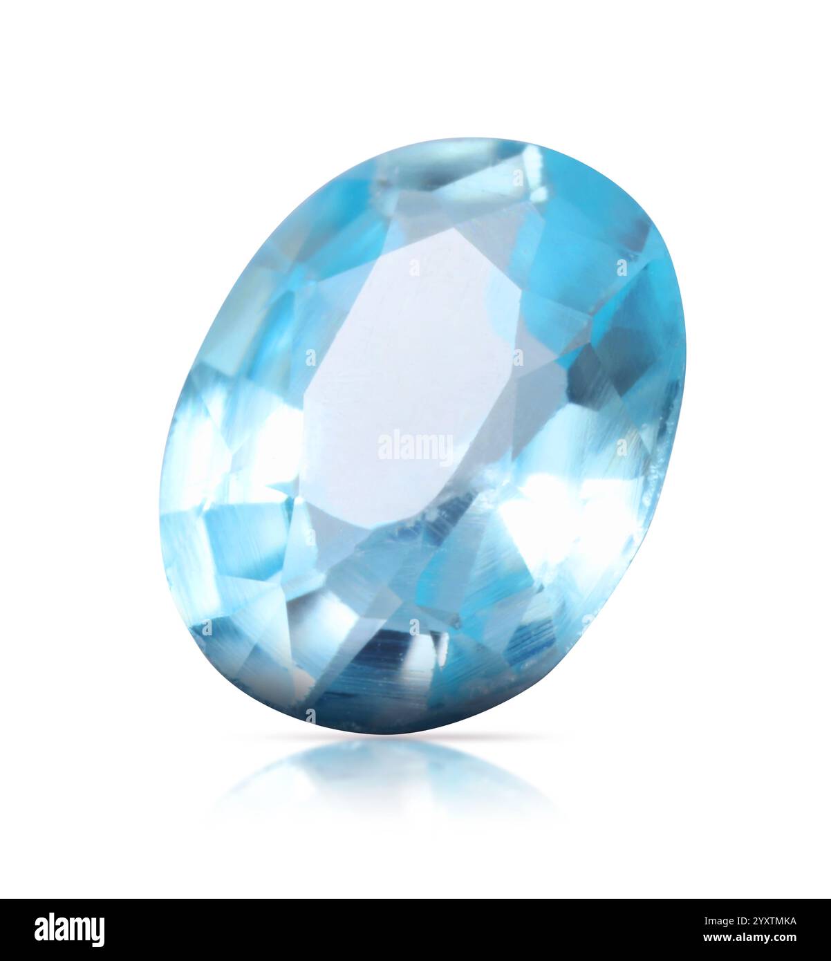 Blue crystal isolated natural Cut Out Stock Images & Pictures - Alamy
