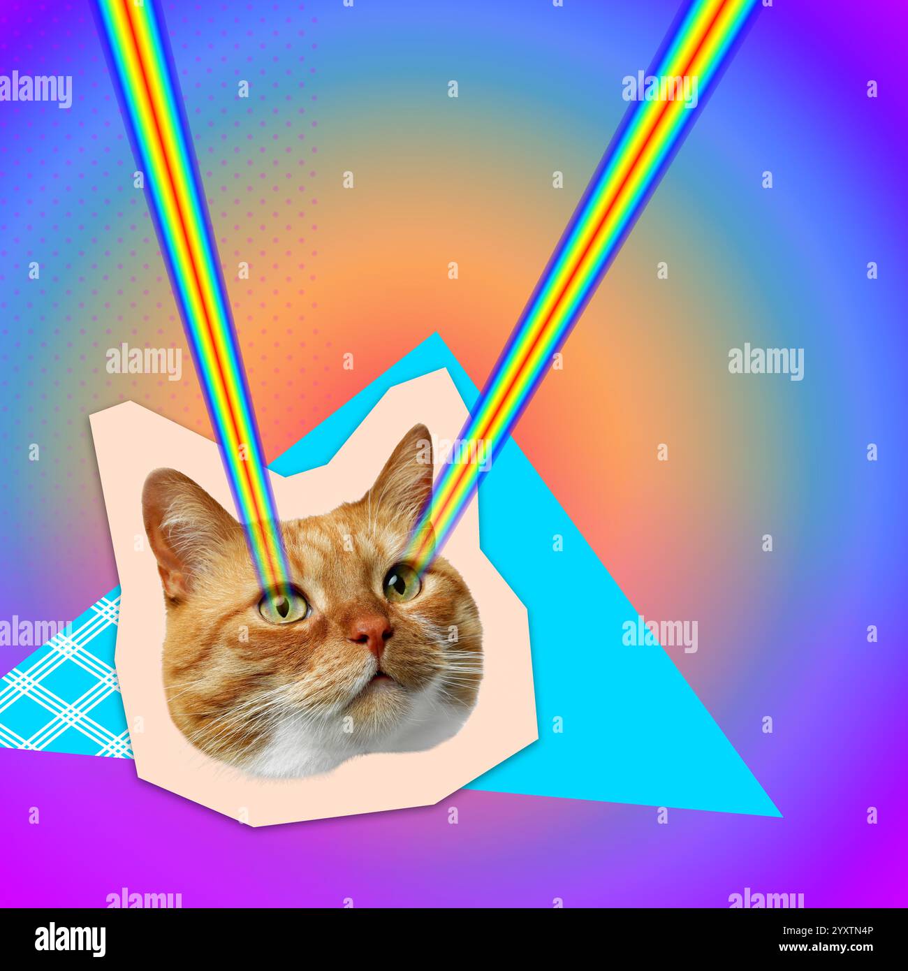 Creative poster collage cute hi-res stock photography and images - Alamy
