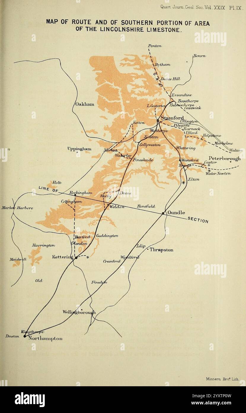 Different geological sections hi-res stock photography and images - Alamy