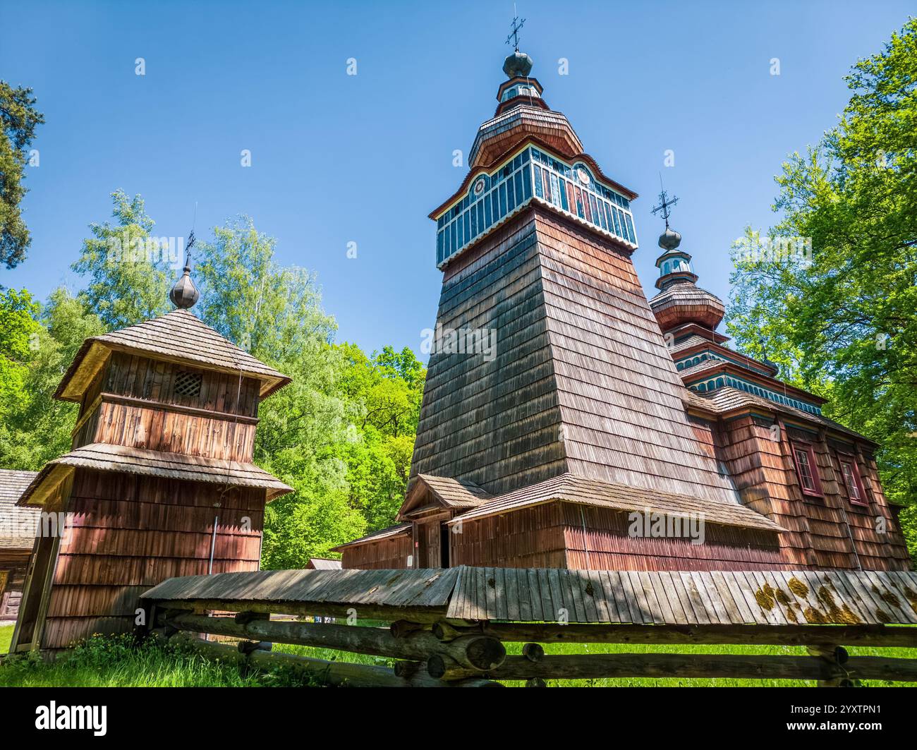 Sanok, Poland - May 4, 2024. Historic wooden Greek Catholic church of ...