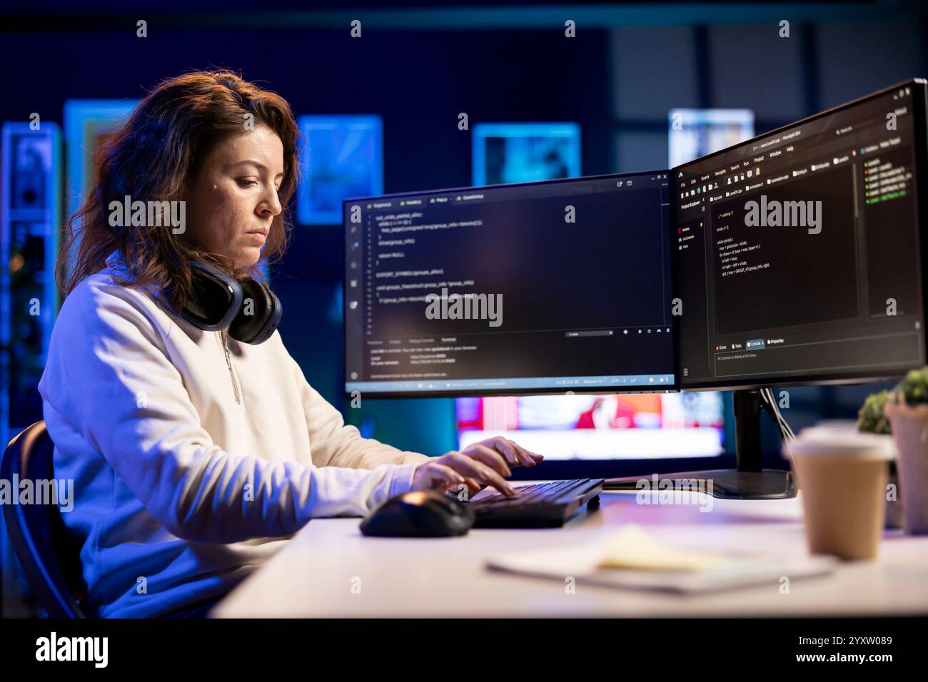 Freelancing professional working from home developing software in Java ...