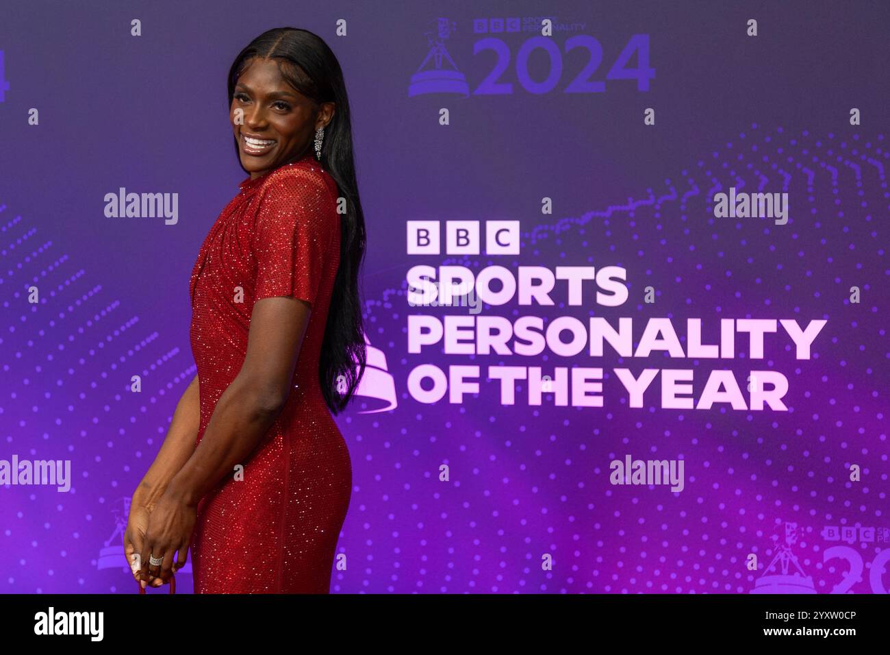 Manchester, UK. 17th Dec, 2024. Daryll Neita at the BBC Sports ...