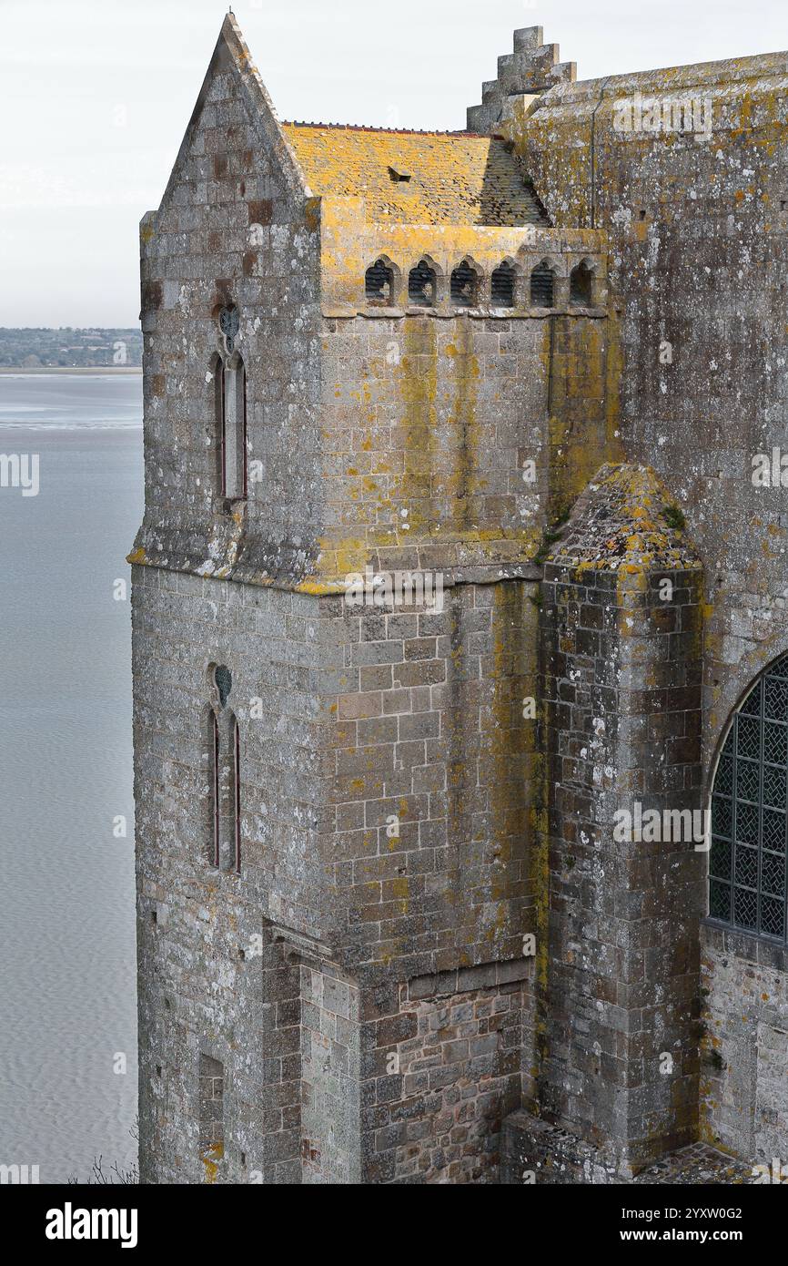 108 Le Merveille -The Marvel- building comprising the refectory and the ...