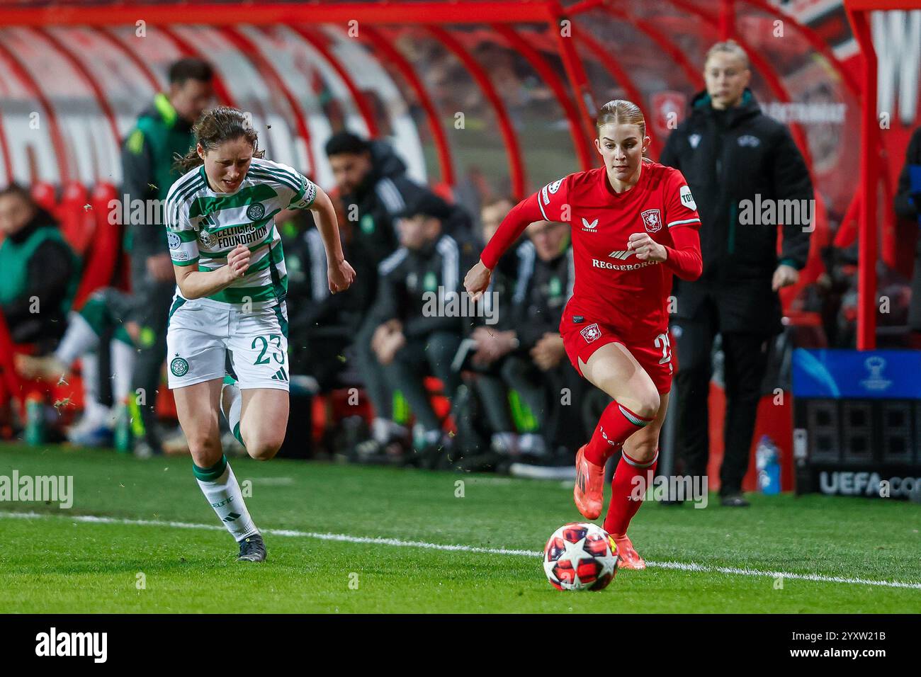 Enschede, Netherlands. 17th Dec, 2024. ENSCHEDE, Stadium De Grolsch Veste, 17-12-2024, season ...