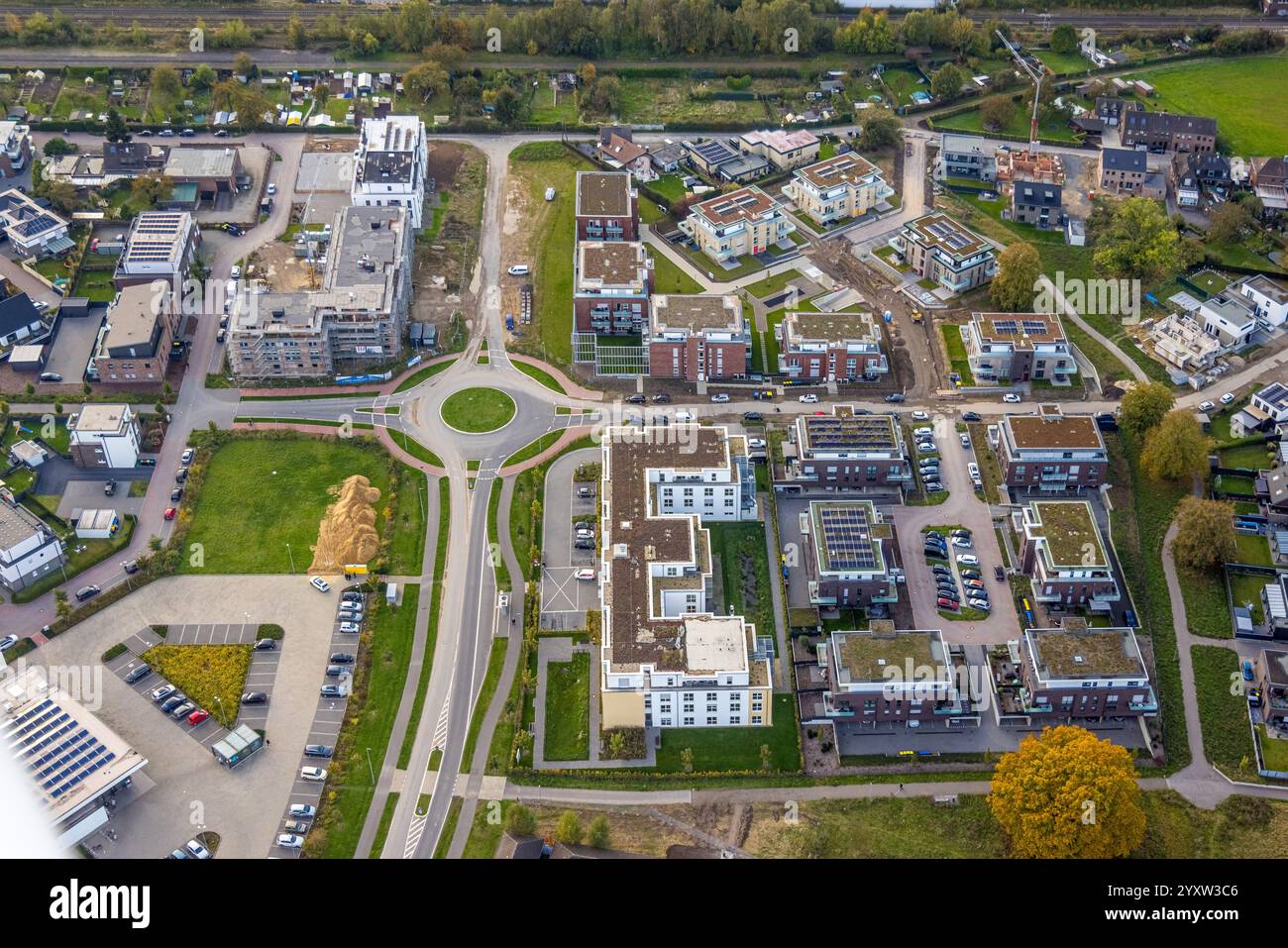 Modern residential complex new infrastructure hi-res stock photography ...