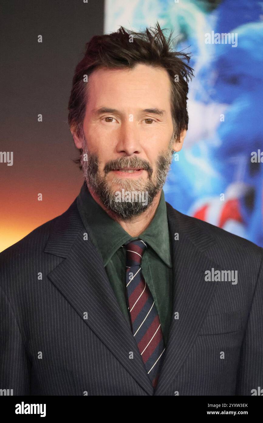 December 12, 2024, Los Angeles, California, USA: Keanu Reeves at the ...