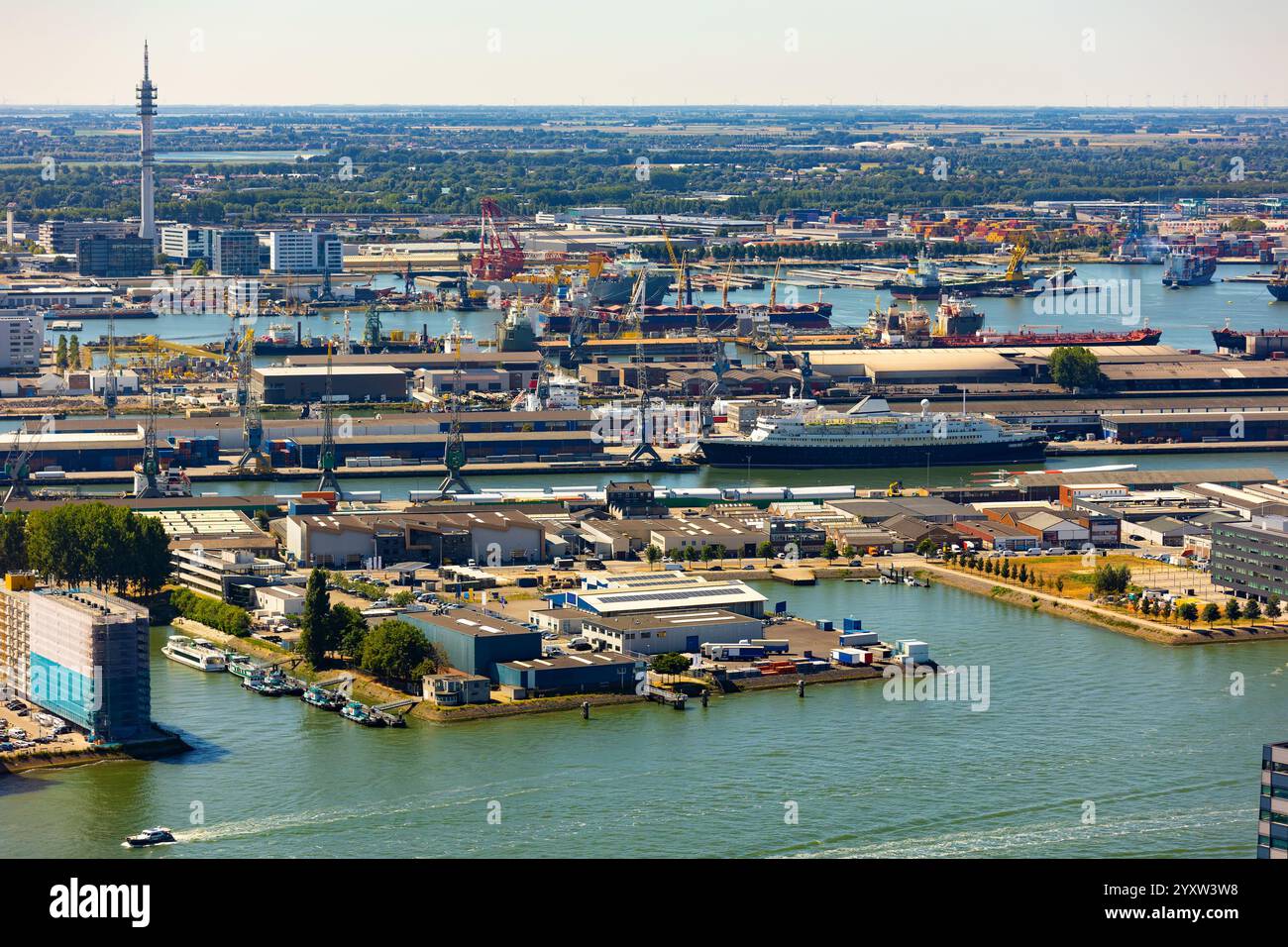 Port of Rotterdam is the largest port in Europe, located in city of ...