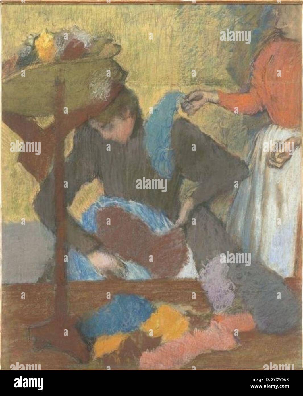 Degas - Chez la modiste Stock Photo - Alamy