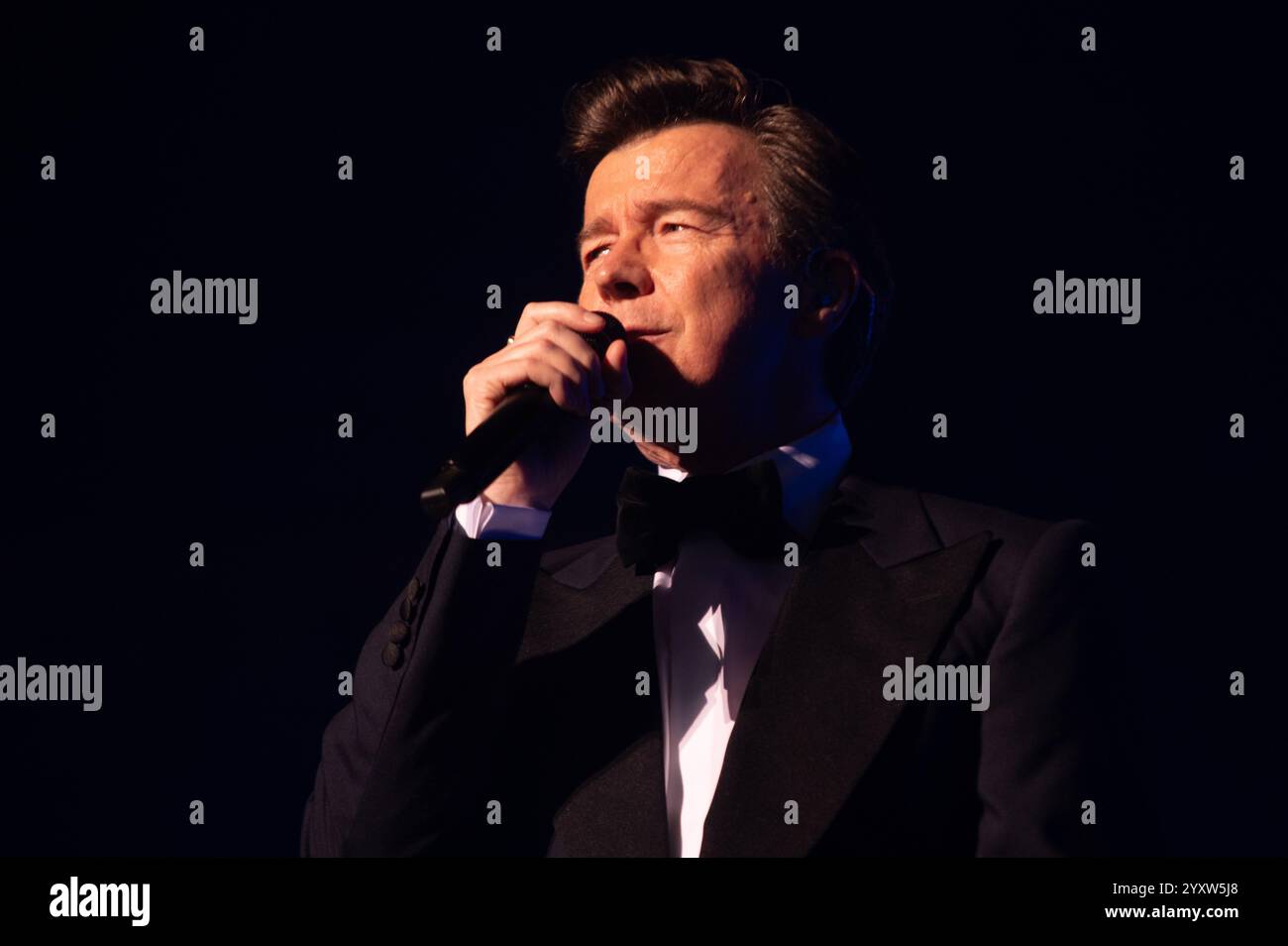 London, United Kingdom. 17th Dicember 2024. 80s pop legend Rick Astley ...