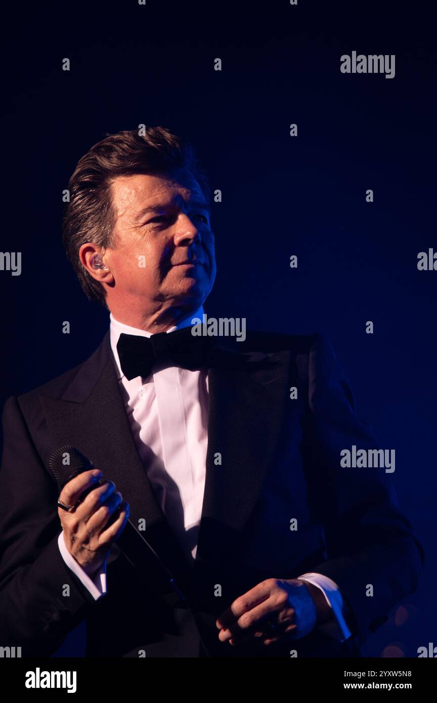 London, United Kingdom. 17th Dicember 2024. 80s pop legend Rick Astley ...