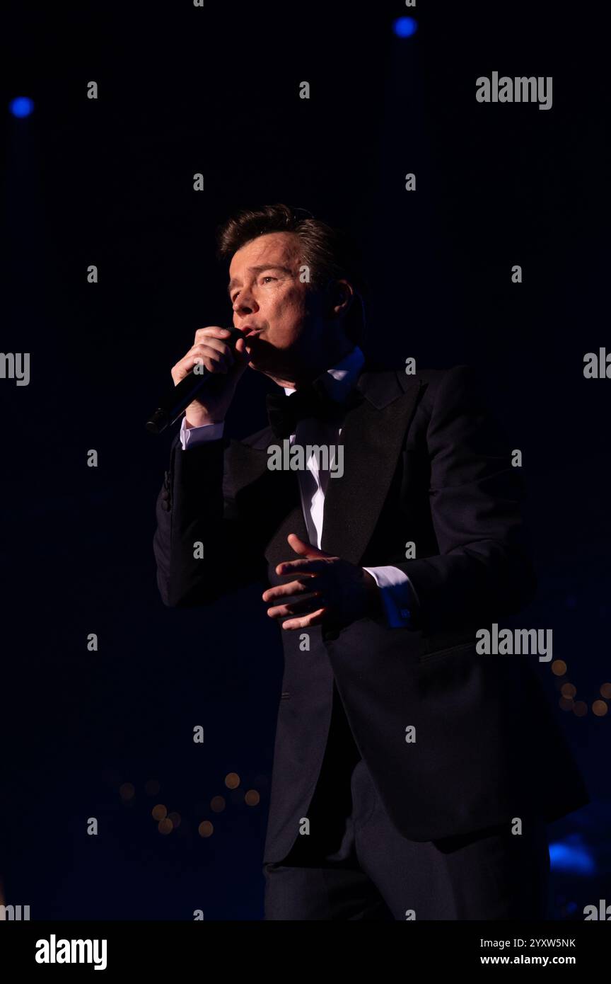 London, United Kingdom. 17th Dicember 2024. 80s pop legend Rick Astley ...