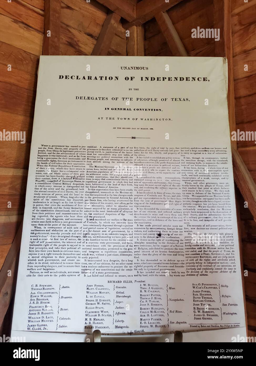 1836 declaration hi-res stock photography and images - Alamy