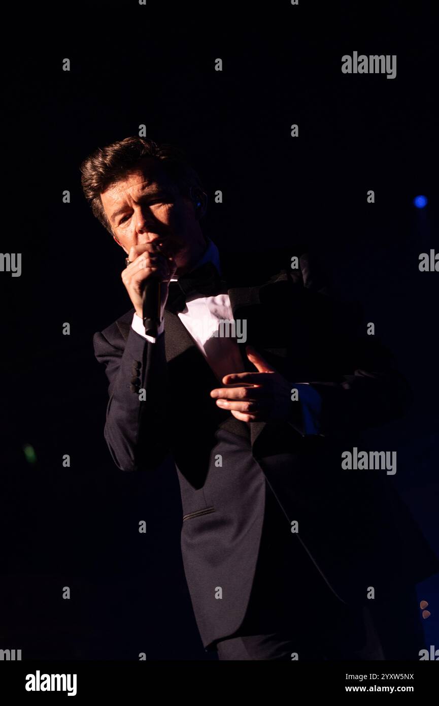 London, United Kingdom. 17th Dicember 2024. 80s pop legend Rick Astley ...