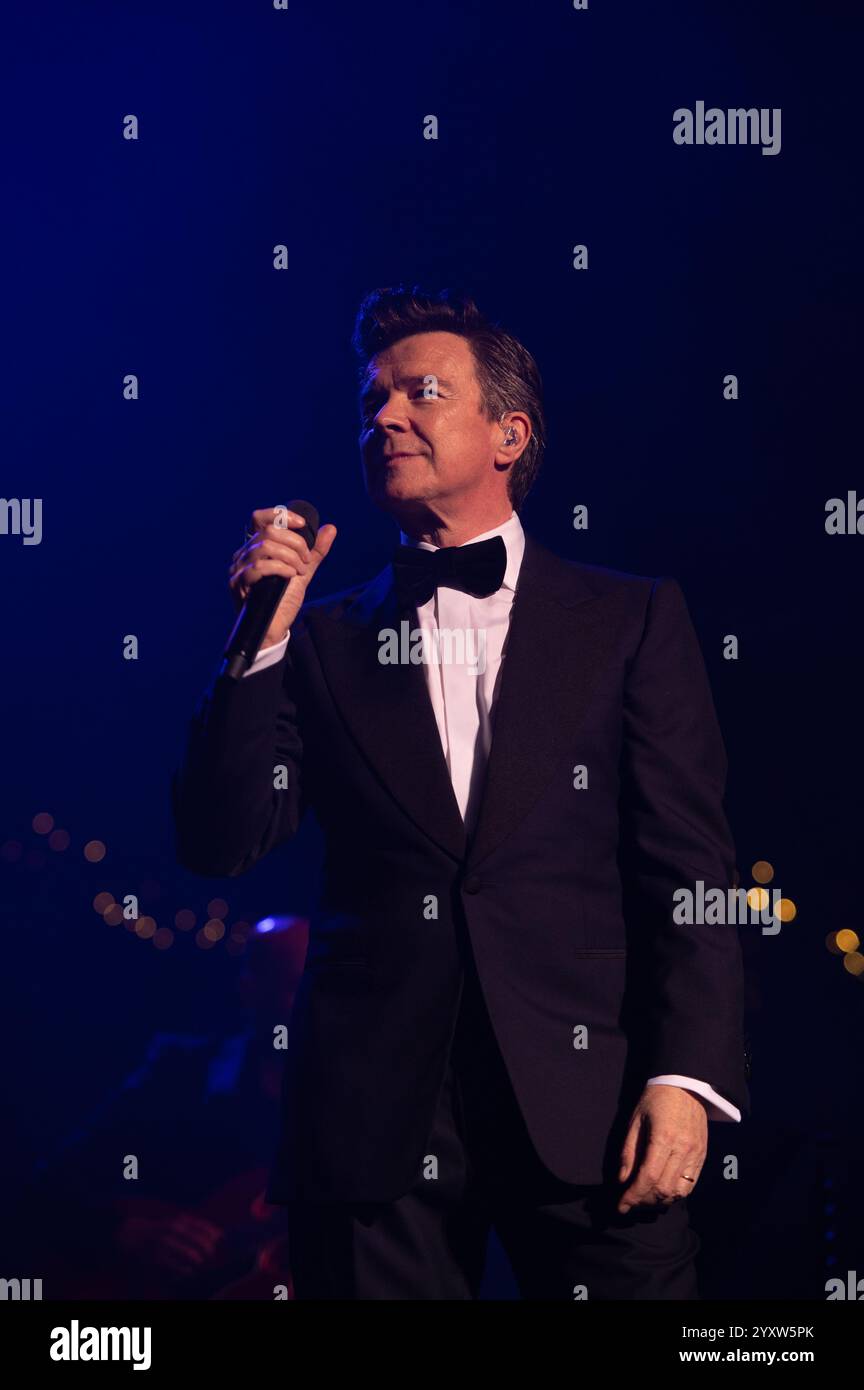 London, United Kingdom. 17th Dicember 2024. 80s pop legend Rick Astley ...