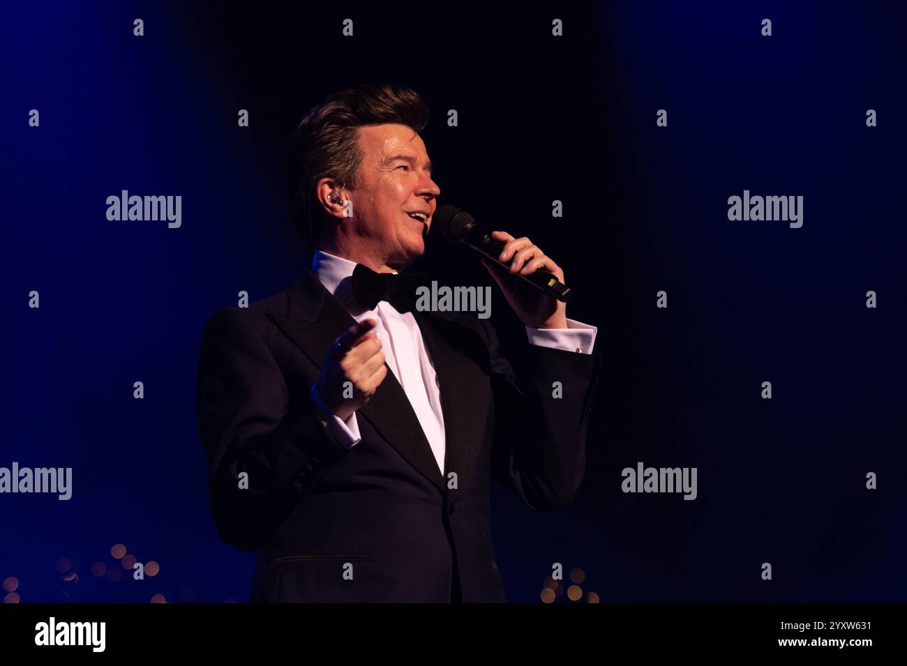 London, United Kingdom. 17th Dicember 2024. 80s pop legend Rick Astley ...