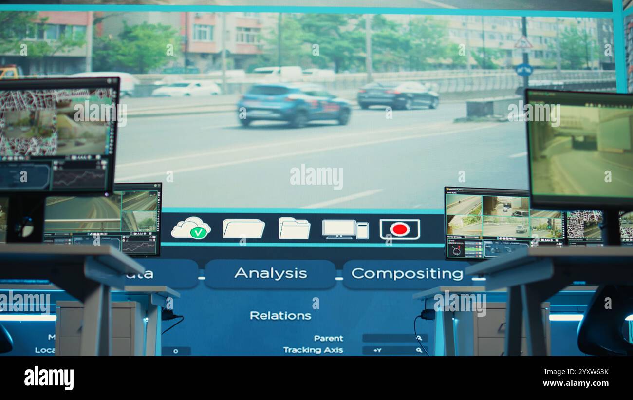 Cctv footage room street hi-res stock photography and images - Alamy