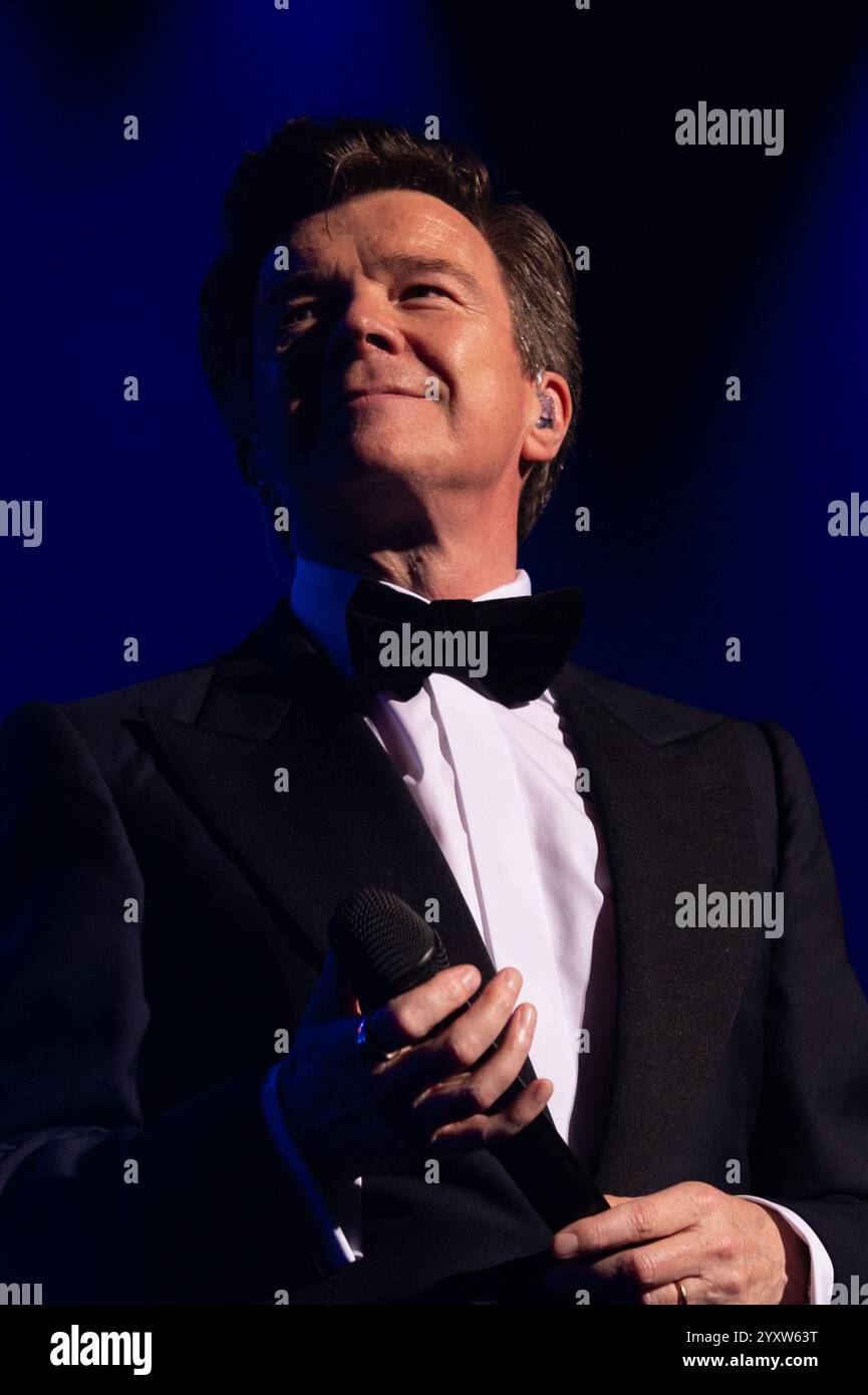 London, United Kingdom. 17th Dicember 2024. 80s pop legend Rick Astley ...