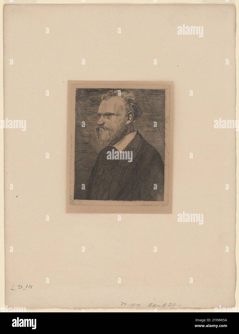 Degas - Edouard Manet, Bust-Length Portrait, 1978-70-671 Stock Photo ...