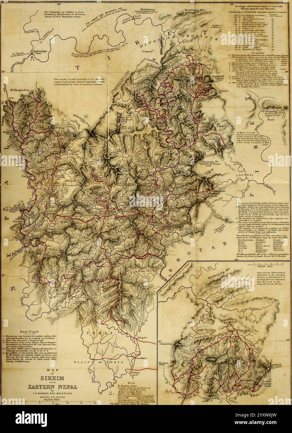 Map of sikkim hi-res stock photography and images - Alamy