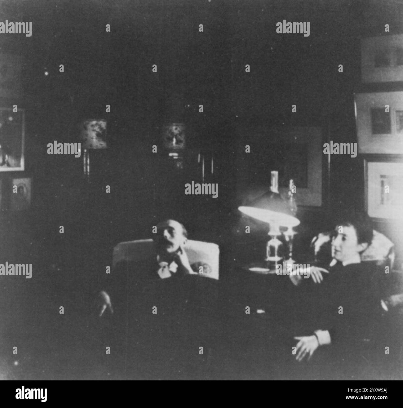 Degas, Edgar - Monsieur und Madame Jacques-Emile Blanche Stock Photo ...