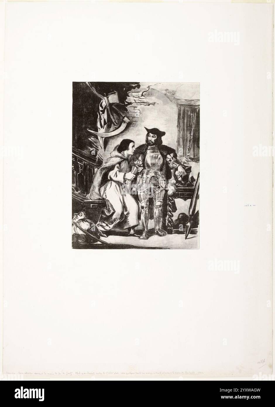 Delacroix - Brother Martin Clasping the Iron Hand of Goetz, 1959.537 ...