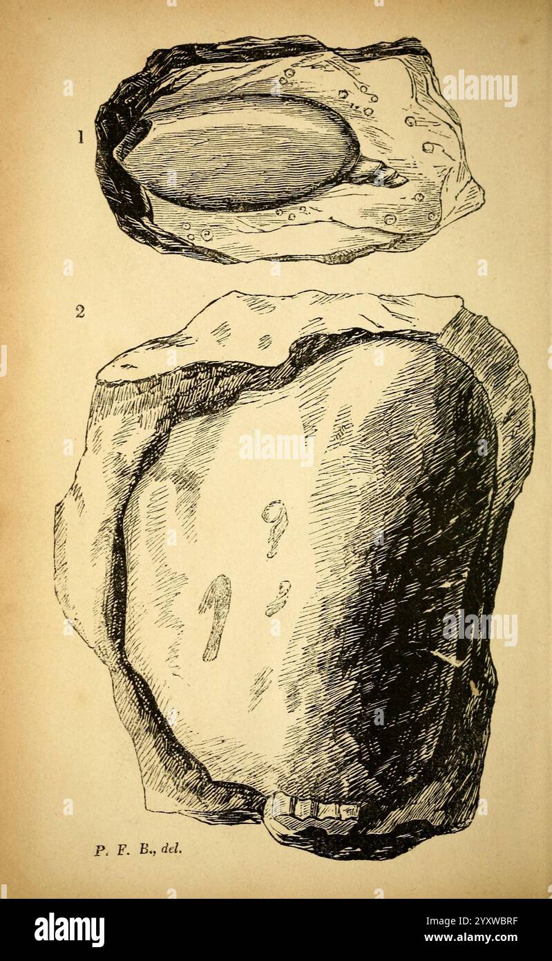 Illustration features two distinct artifacts hi-res stock photography ...