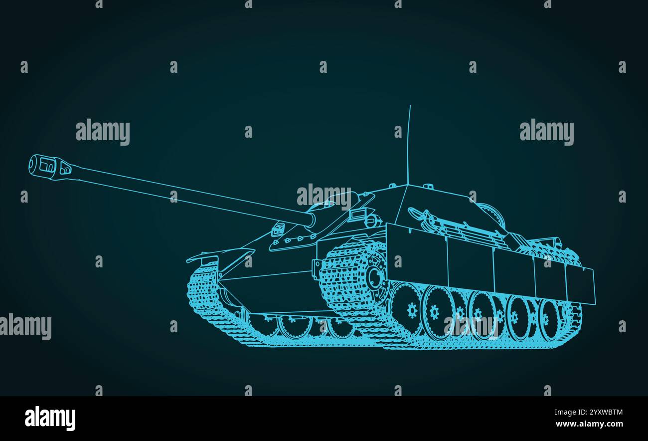 Heavy German self-propelled artillery unit of the Second World War ...