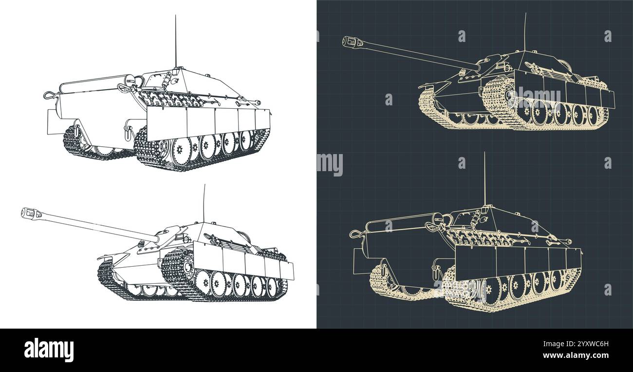 Heavy German self-propelled artillery unit of the Second World War ...