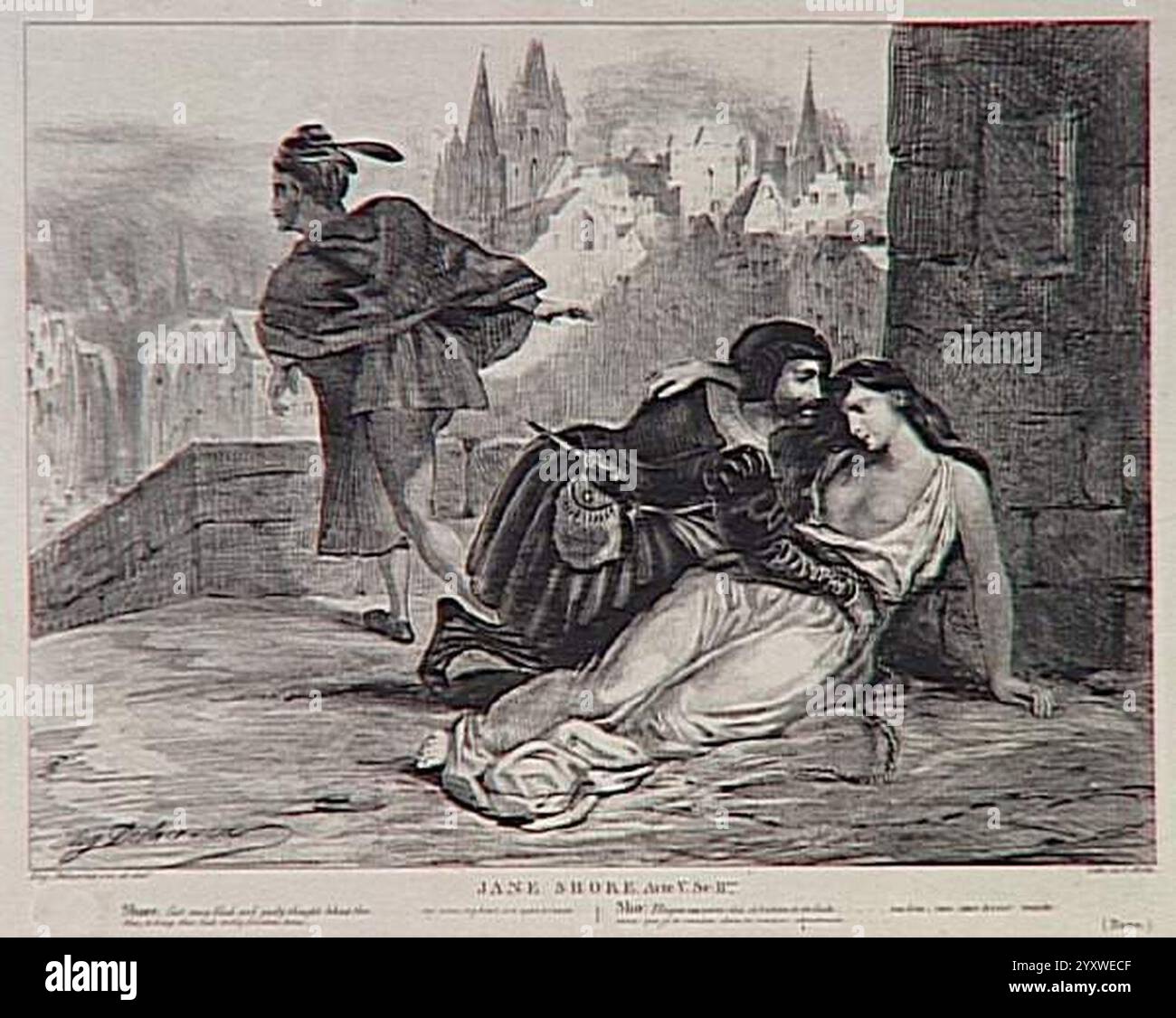 Delacroix - Jane Shore Stock Photo - Alamy