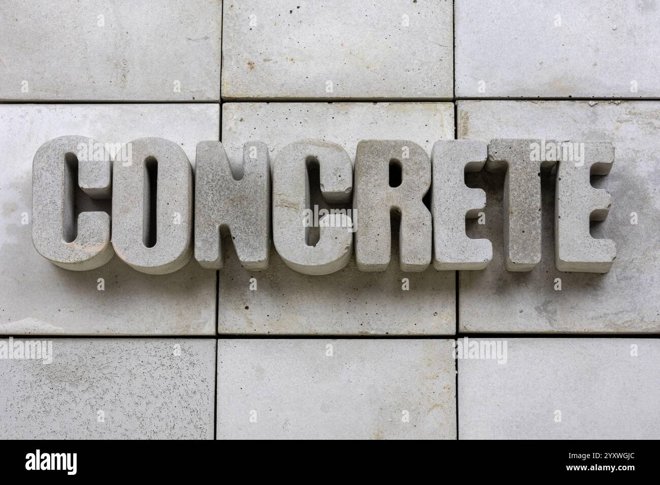3d gray concrete number 3d hi-res stock photography and images - Alamy